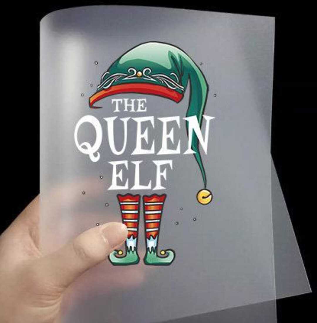 Queen Elf DTF Transfers | Queen Elf Ready to Press Christmas Direct to ...