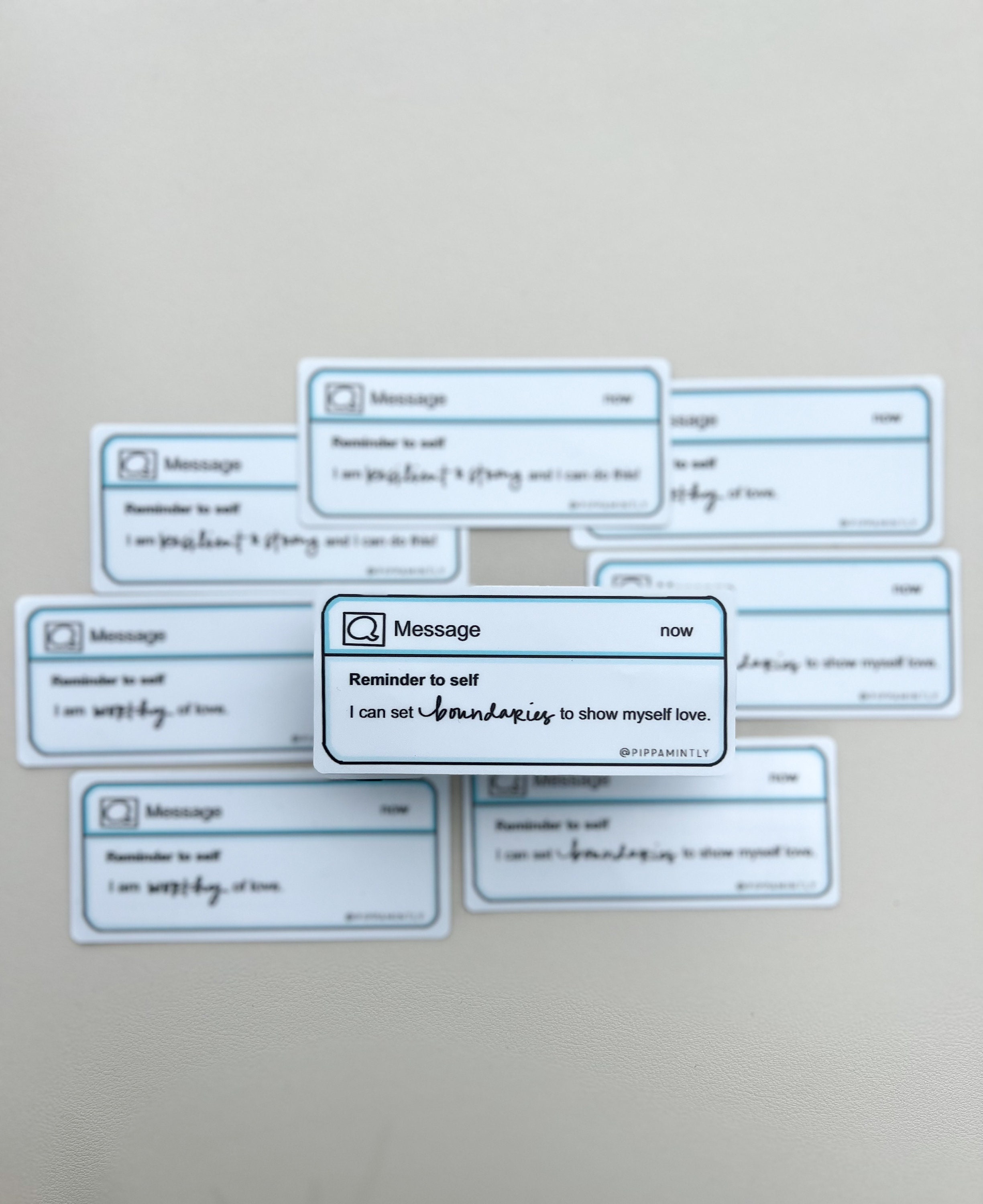 Affirmation Messages Vinyl Sticker, Affirmation Sticker, Positive ...