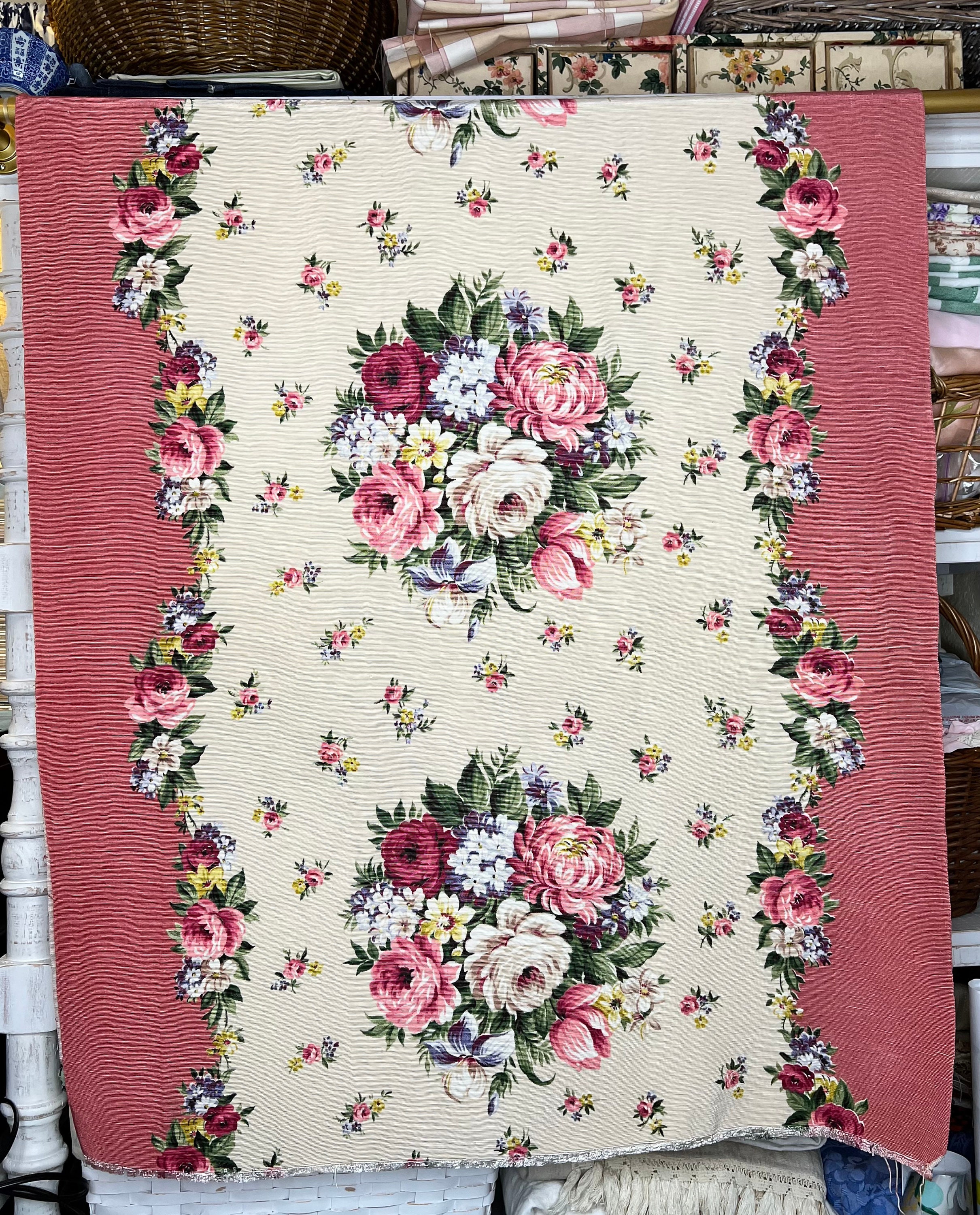 Crisp and Spotless, Early and Beautiful Antique Ribbed, Faille Fabric ...