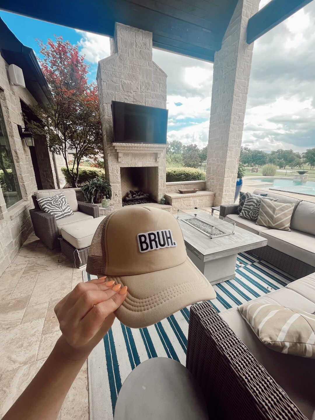 Customizable Bruh Preppy Trucker Hat - Etsy