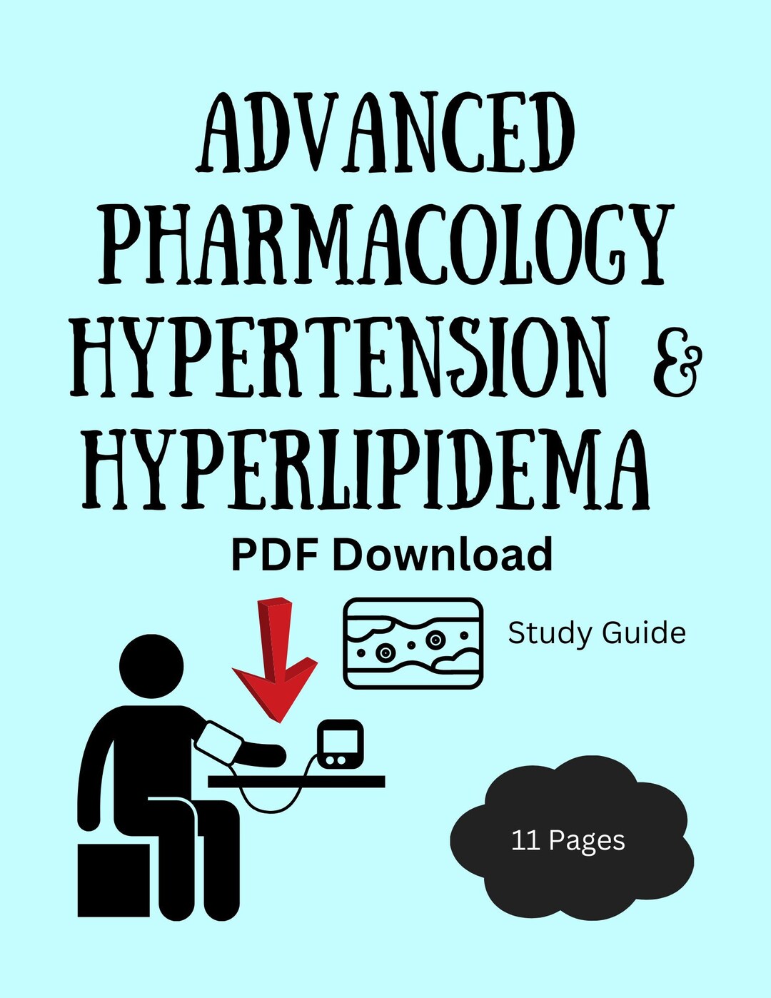 Advanced Pharmacology Hypertension & Hyperlipidemia Study Guide for MSN ...