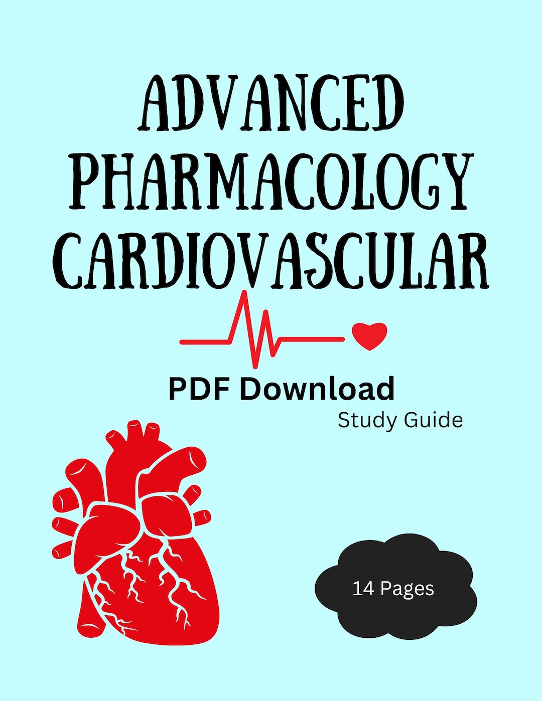Advanced Pharmacology Cardiovascular Study Guide for MSN, APRN, FNP ...