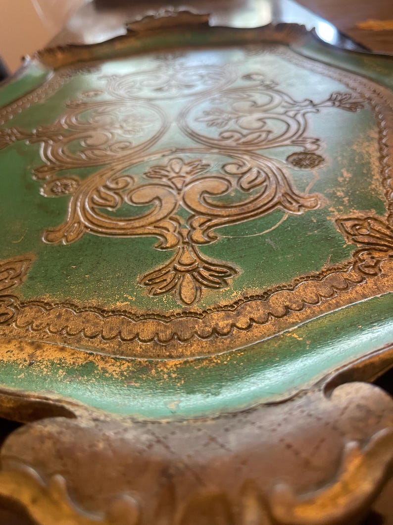 Vintage Florentine Tray - Etsy