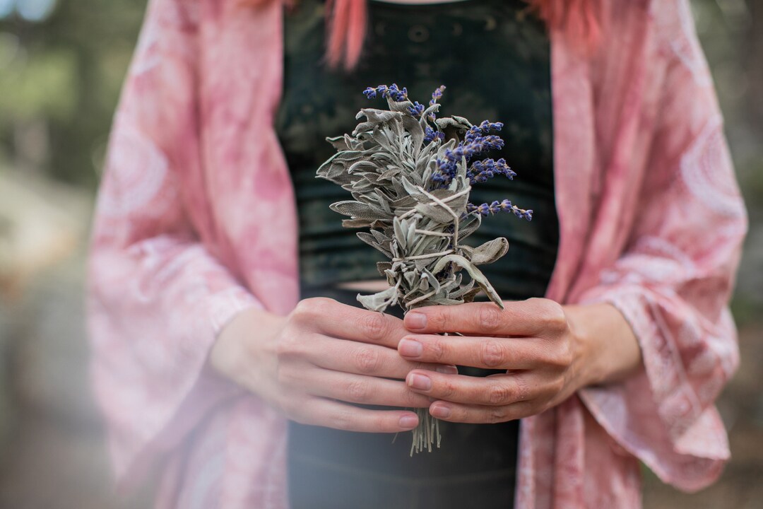 Sage Lavender Ritual Smudge Wand - Etsy