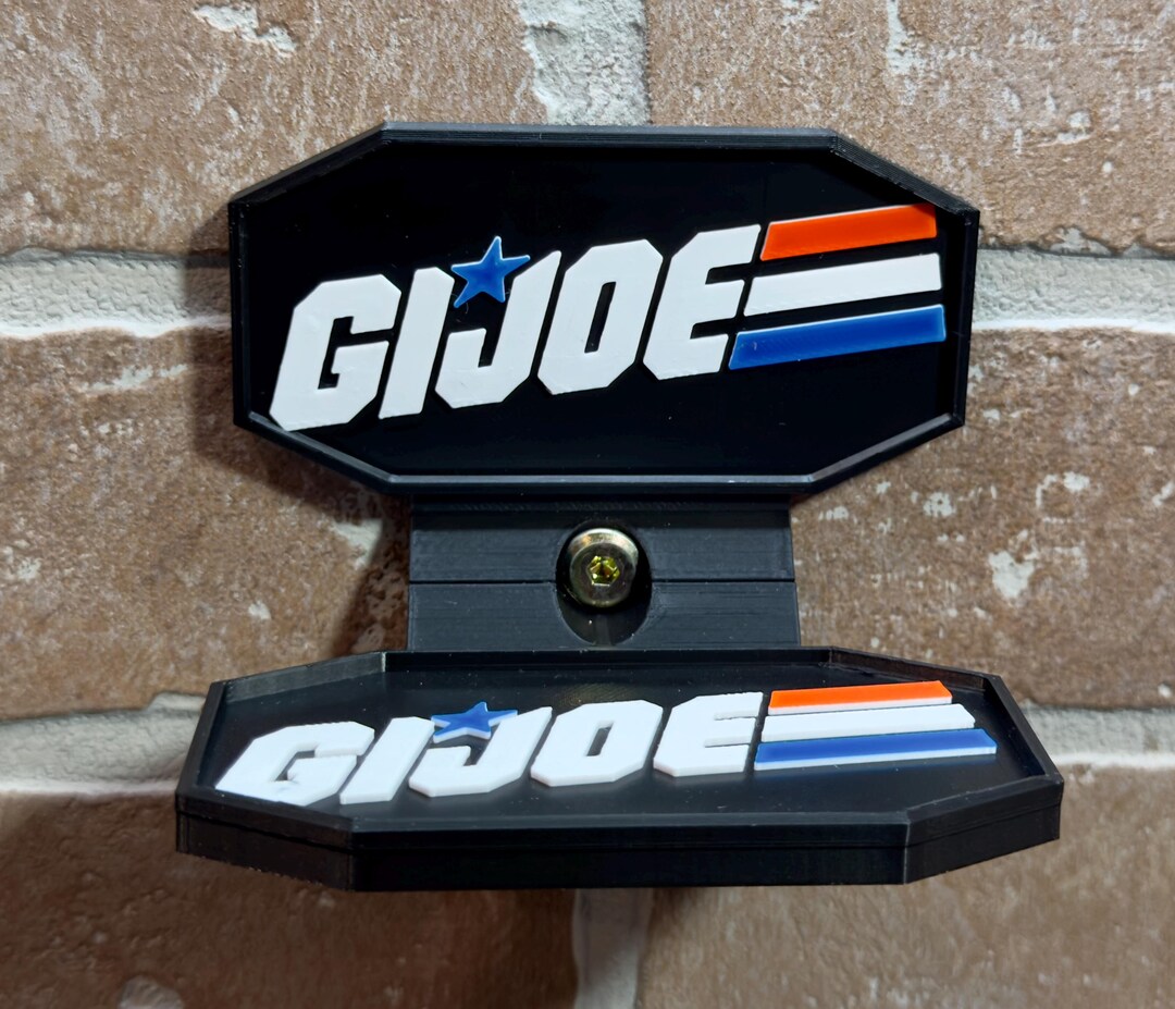 GI Joe Shelf – 3D Printed Floating Display Stand - Etsy