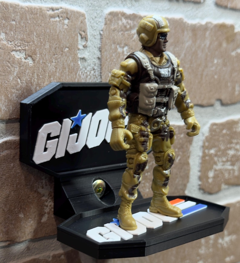 GI Joe Shelf – 3D Printed Floating Display Stand - Etsy
