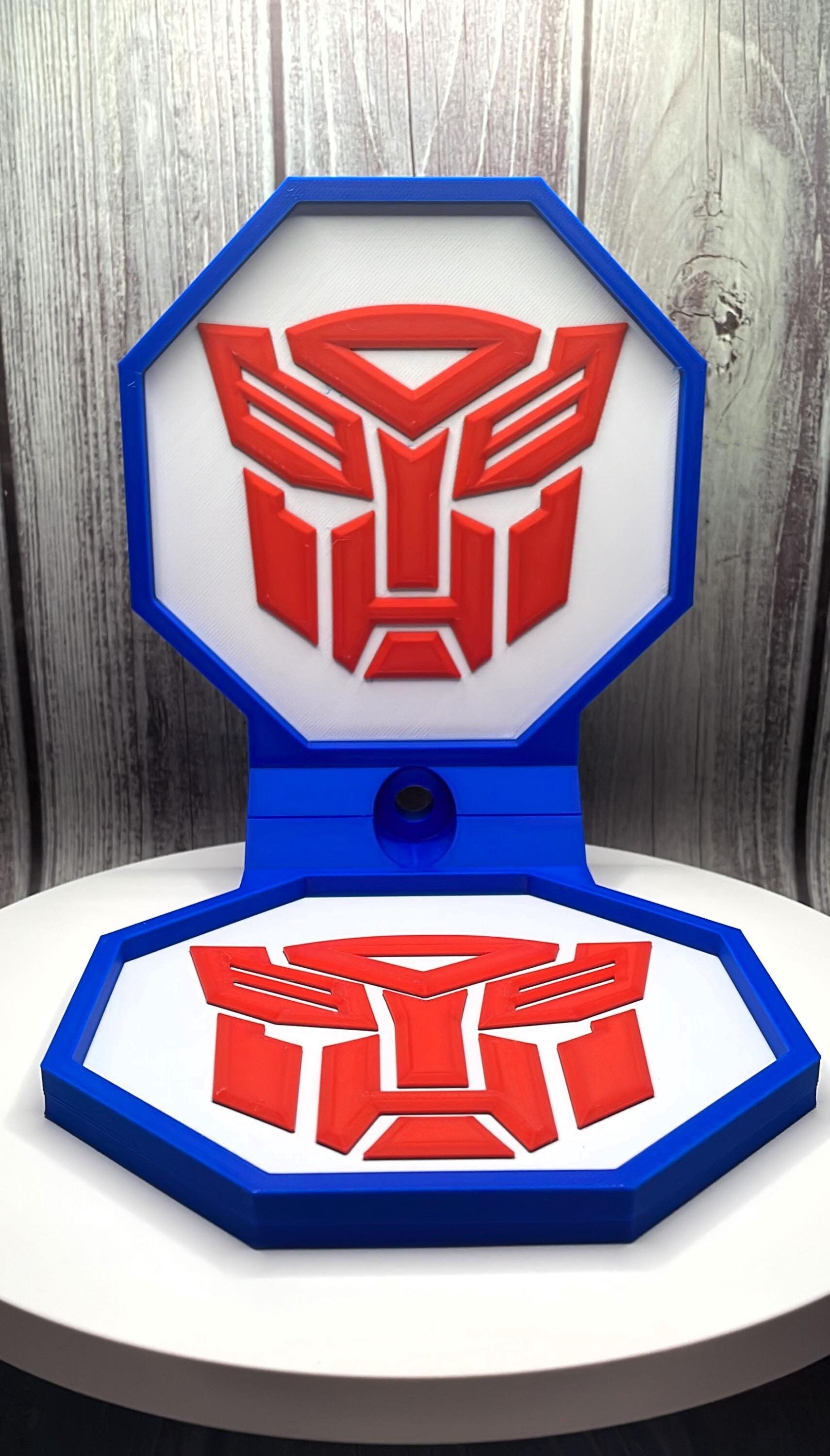 Autobot Shelf: large Set Transformers Floating Shelf for Action Figures ...