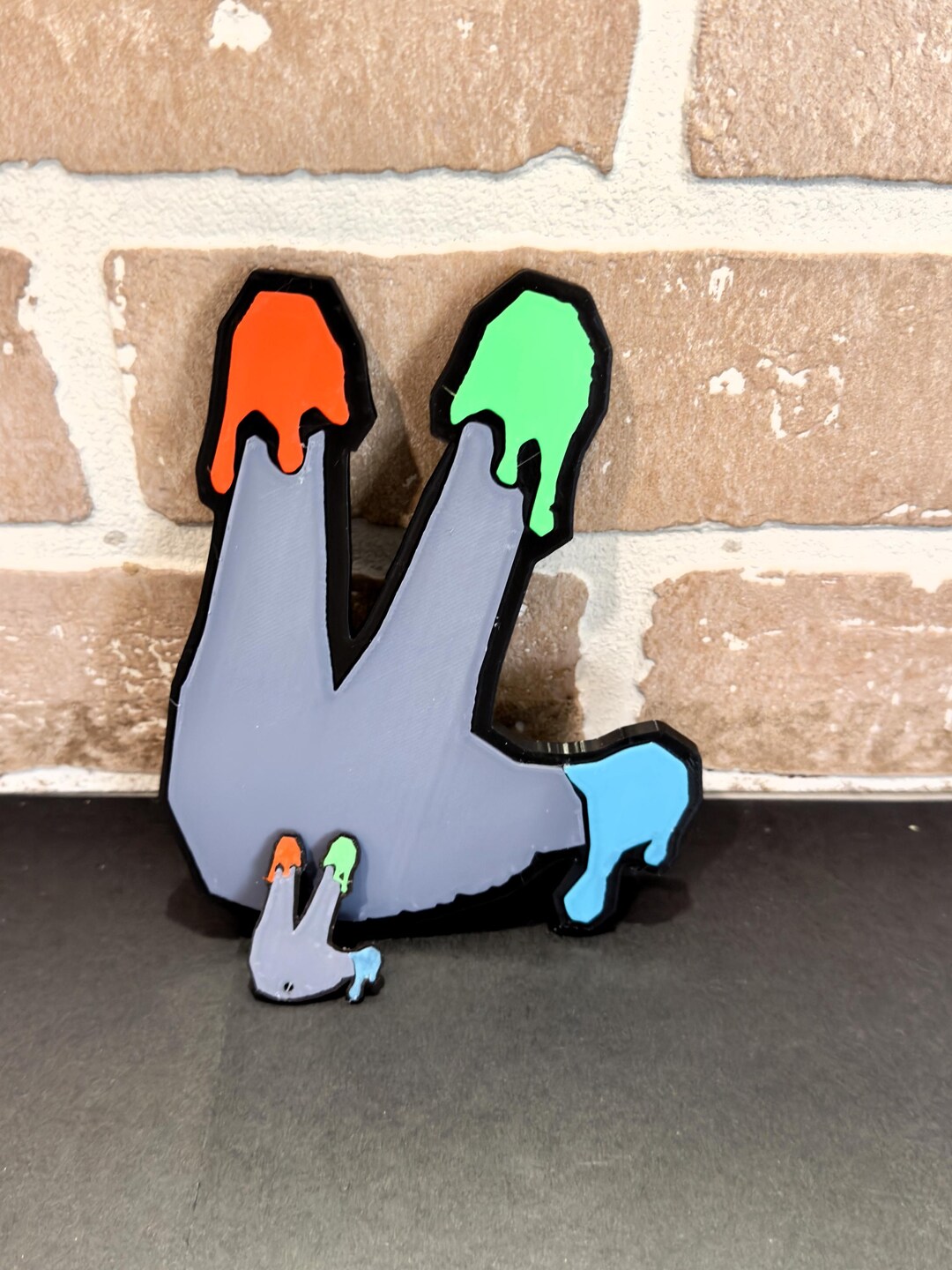 Gorilla Tag Fingerpainter Badge: VR Gamer Keychain or Magnet - Etsy