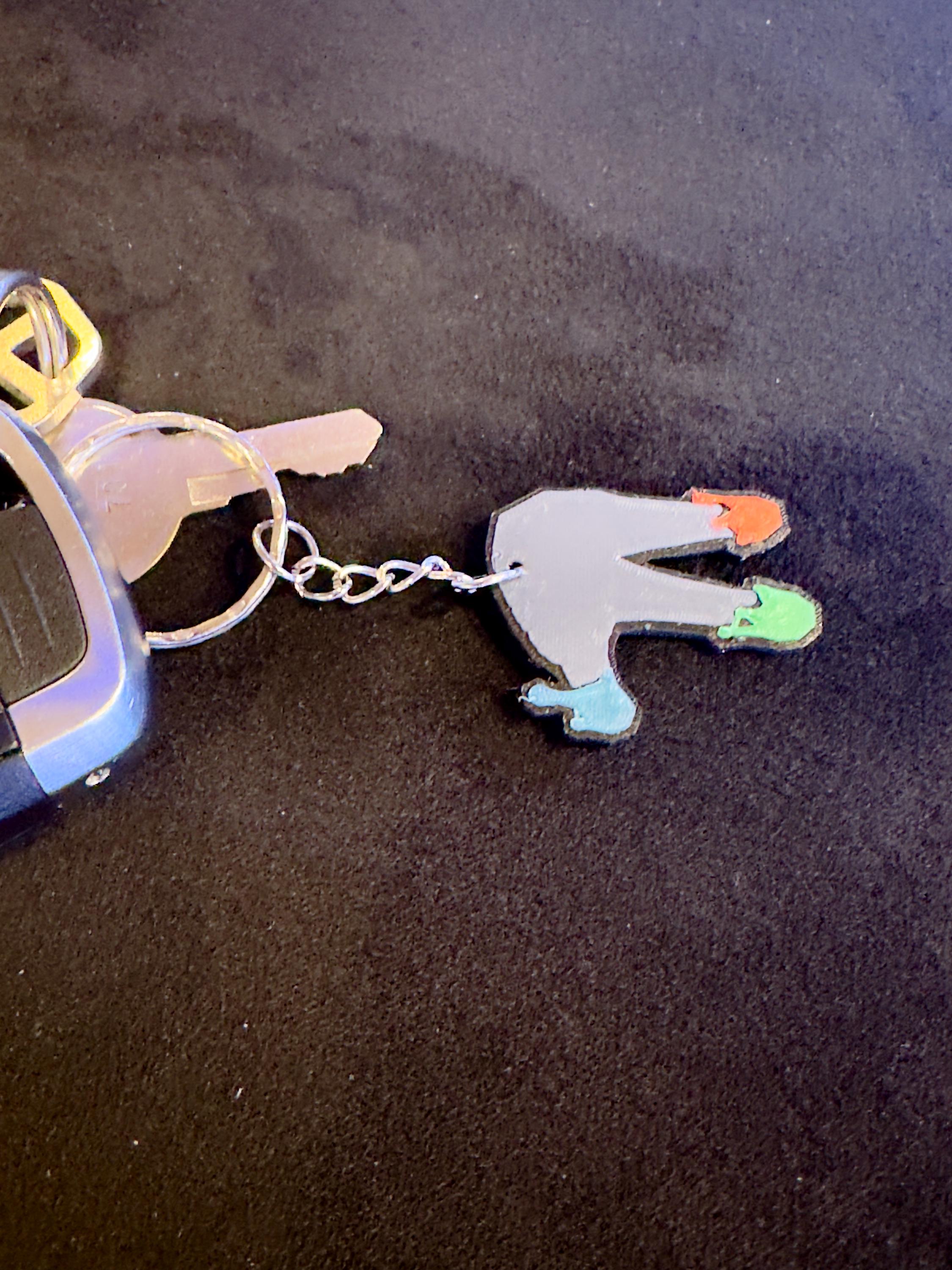 Gorilla Tag Fingerpainter Badge: VR Gamer Keychain or Magnet - Etsy