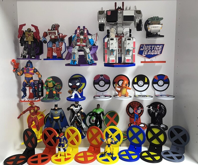 Autobot Shelf: large Set Transformers Floating Shelf for Action Figures ...