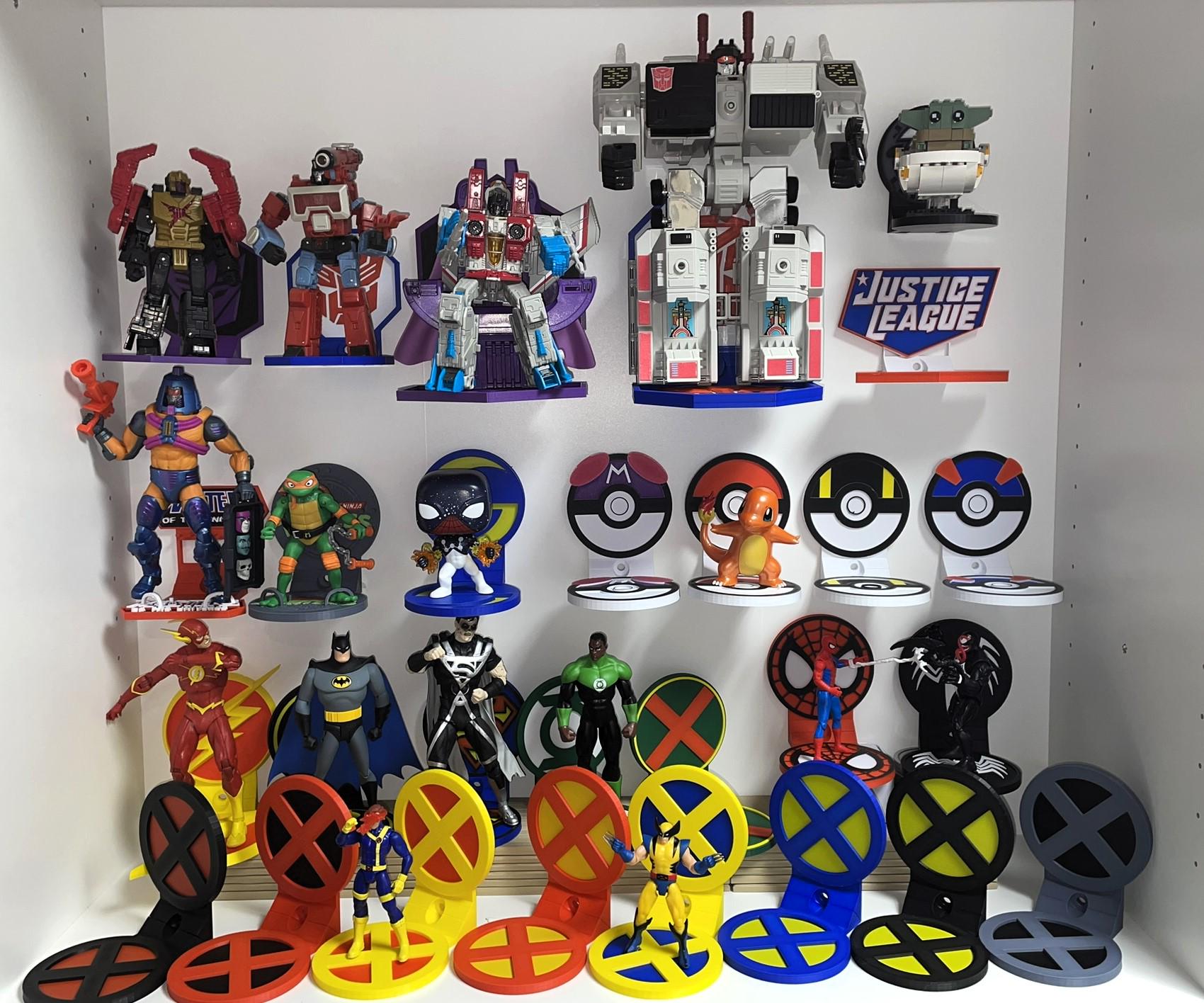 Autobot Shelf: large Set Transformers Floating Shelf for Action Figures ...