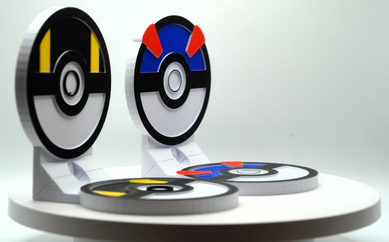 Great Ball Shelf- Pokemon Floating Shelf for Action Figures and Funko ...