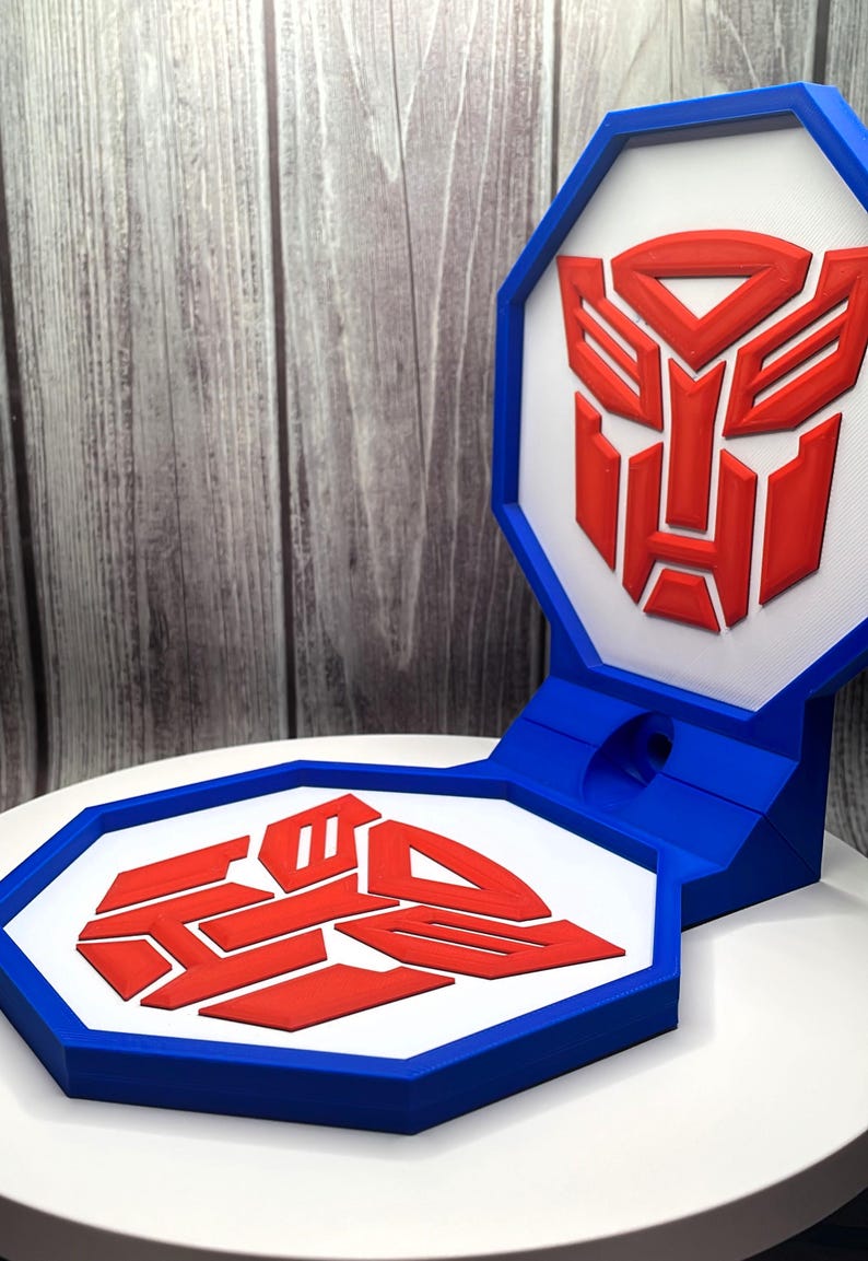 Autobot Shelf: large Set Transformers Floating Shelf for Action Figures ...