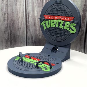 Turtles Shelf - 3d Printed Floating Shelf for Action Figures and Funko ...