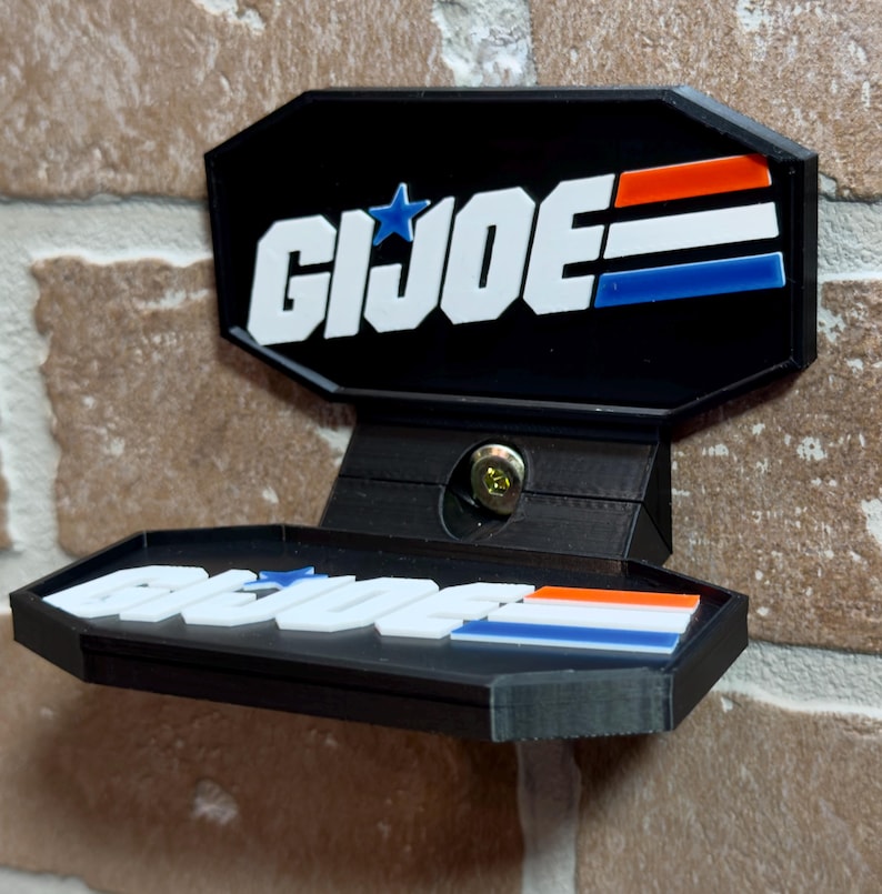 GI Joe Shelf – 3D Printed Floating Display Stand - Etsy