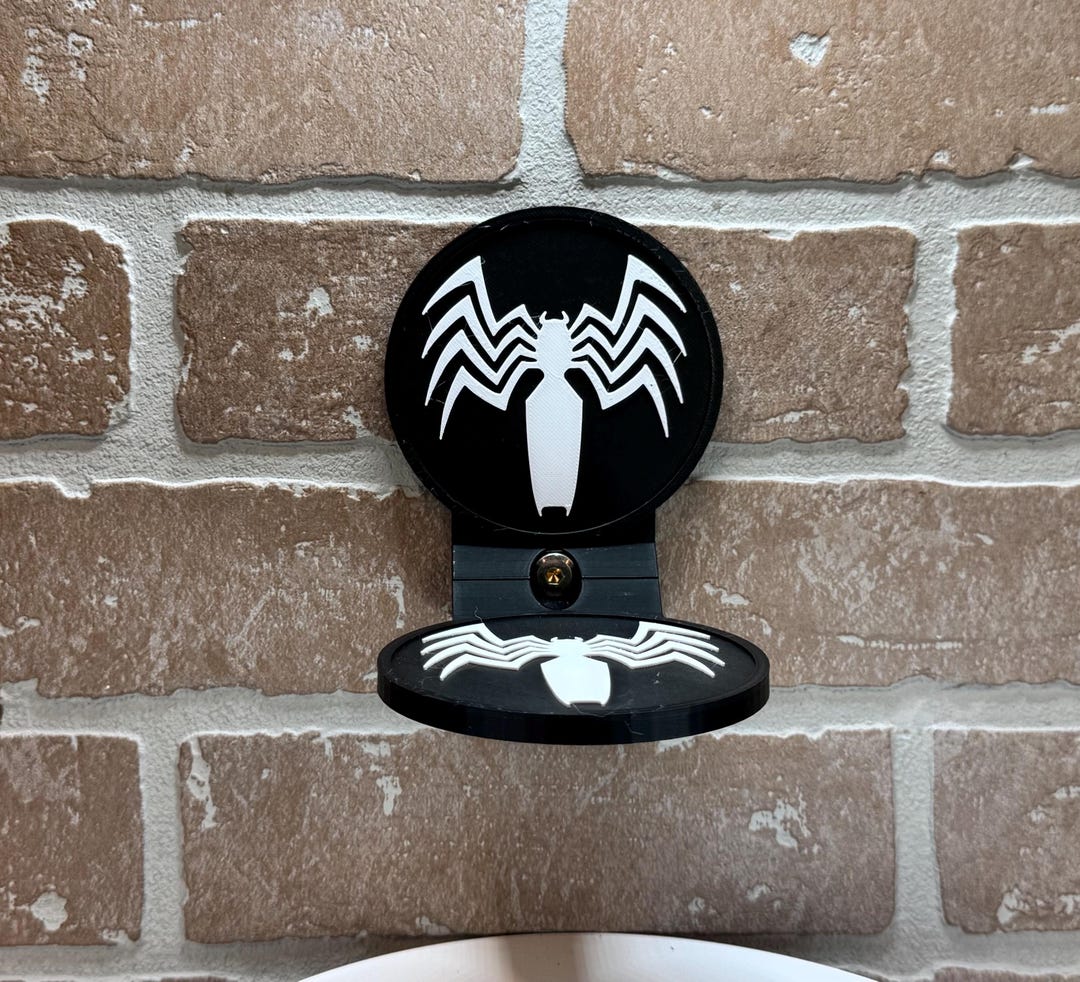 Venom Floating Shelf for Action Figures and Funko Pops - 3D Printed ...