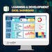 Learning and Development Insights Dashboard in Excel | HR Dashboard ...