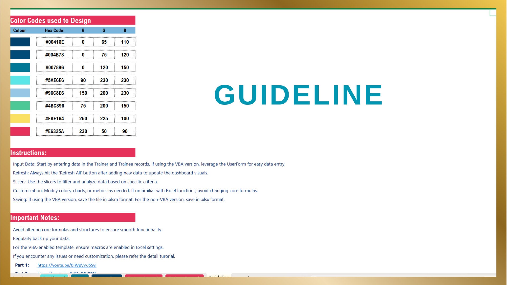 Learning and Development Insights Dashboard in Excel | HR Dashboard ...