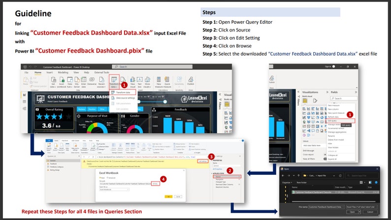 Power BI Customer Feedback Dashboard Pro: Visualize Customer Insights ...