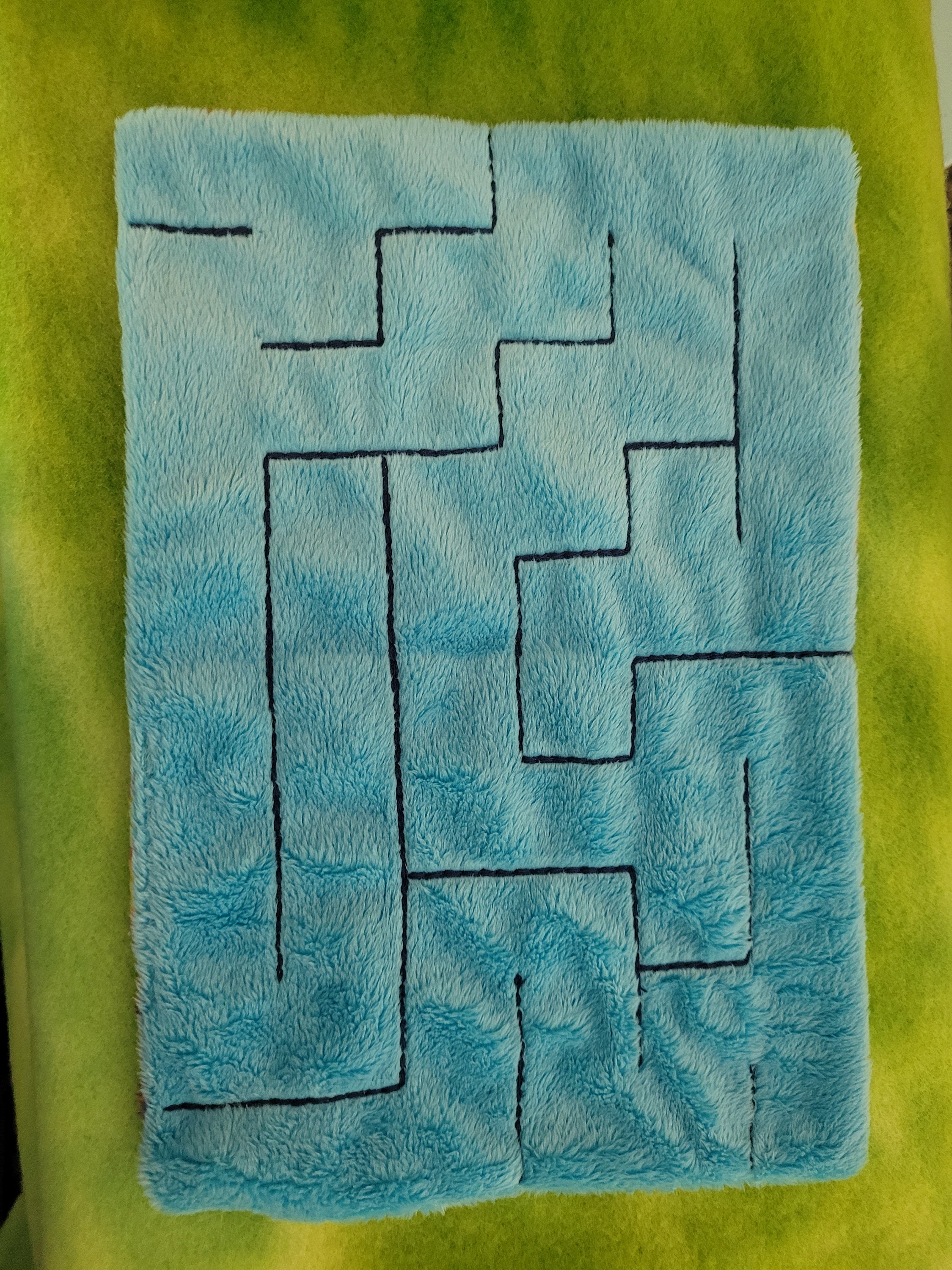Upcycled Fabric Sensory/fidget Maze Pad - Etsy