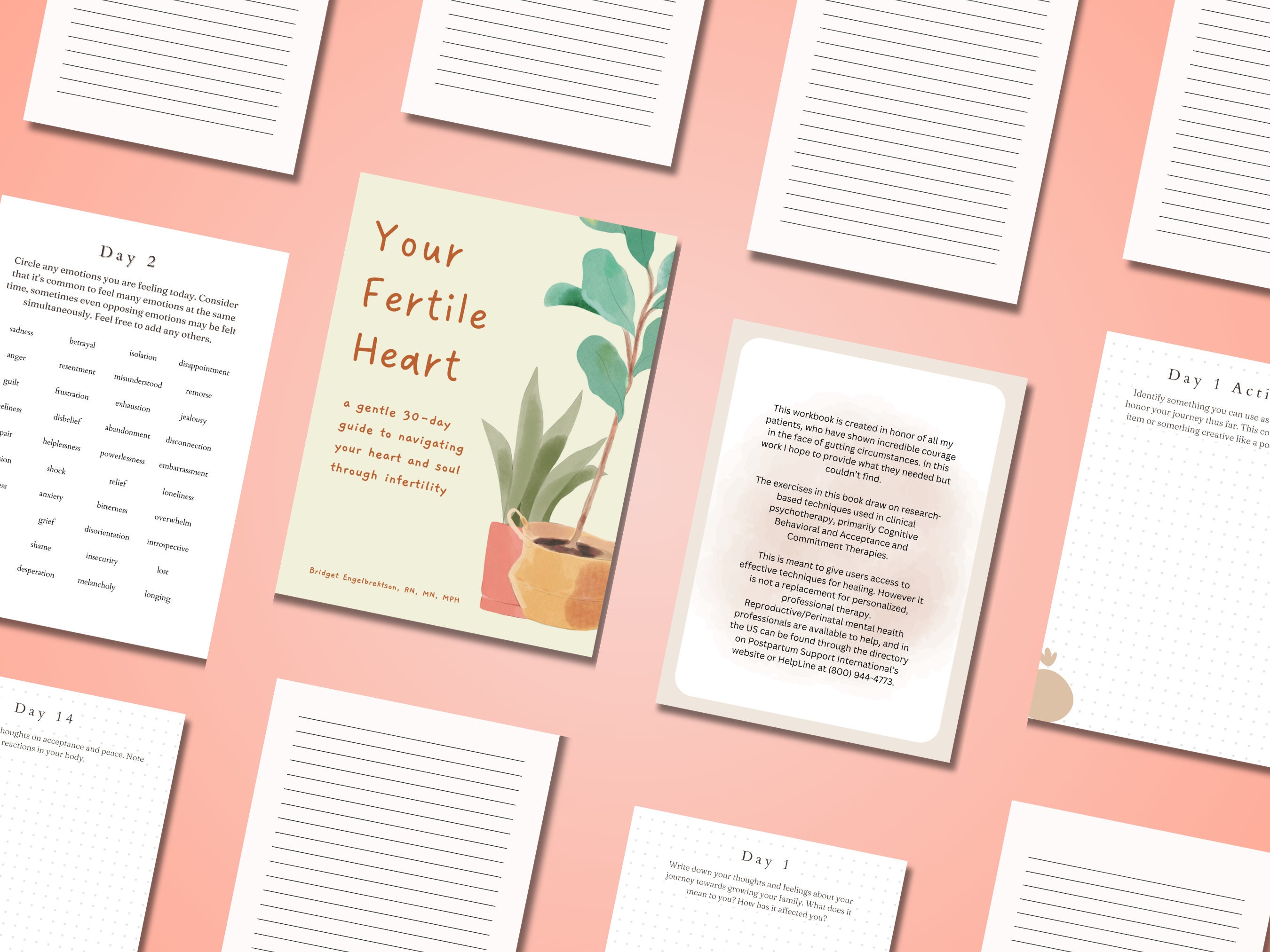 Printable Fertility Therapeutic Journal, Trying to Conceive, IVF ...