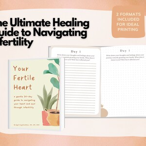 Printable Fertility Therapeutic Journal, Trying to Conceive, IVF ...