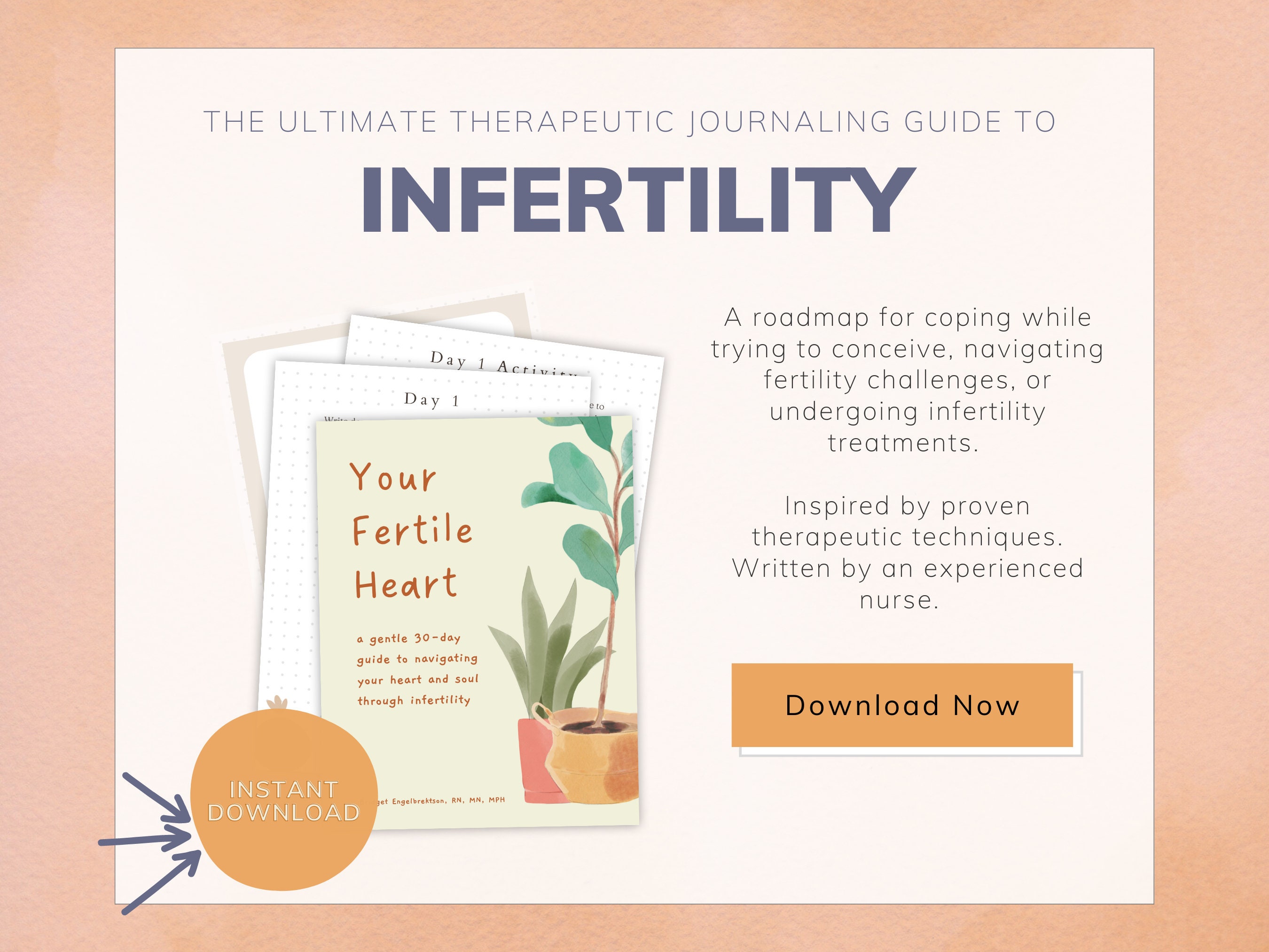 Printable Fertility Therapeutic Journal, Trying to Conceive, IVF ...