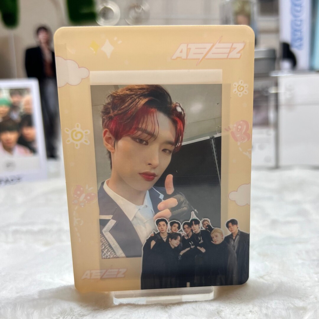 Ateez Acrylic Photocard Stand - Etsy