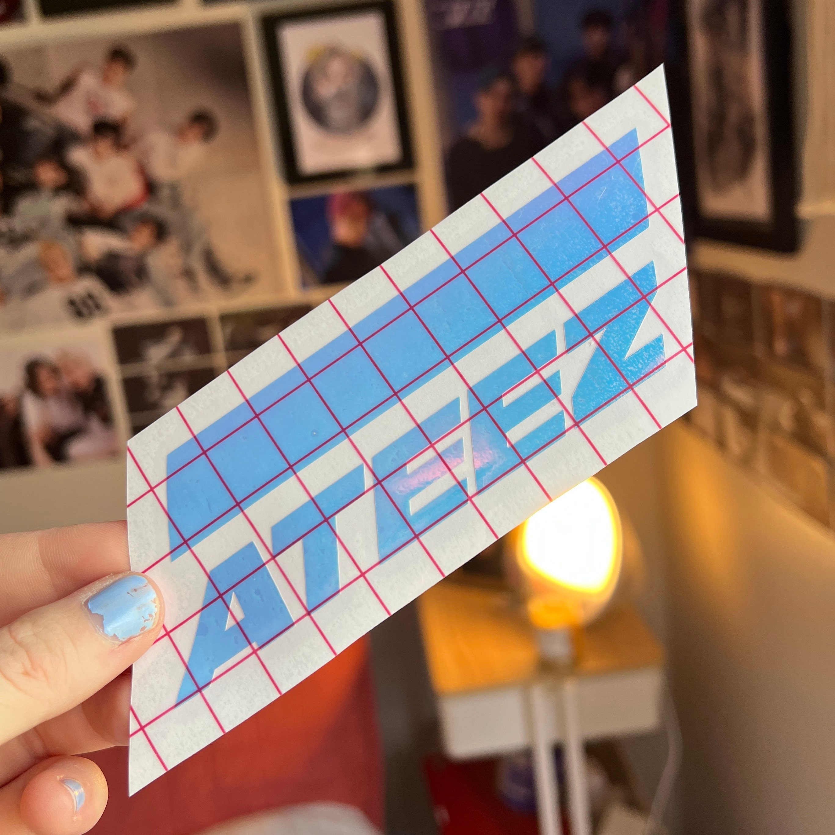 Ateez Logo Holographic Vinyl // Car Decal, Sticker, Kpop Stickers, Kpop ...