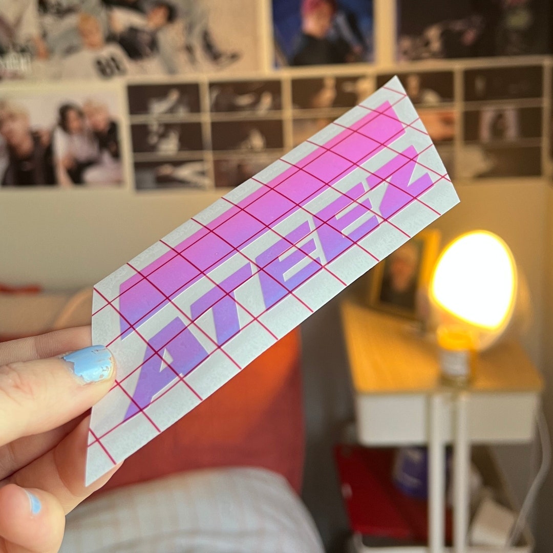 Ateez Logo Holographic Vinyl // Car Decal, Sticker, Kpop Stickers, Kpop ...