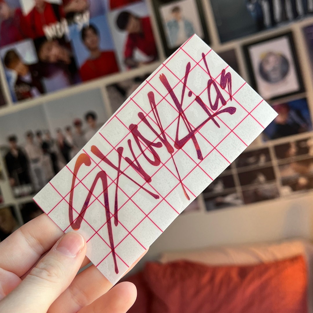 Stray Kids Logo Holographic Vinyl // Car Decal, Sticker, Kpop Stickers ...