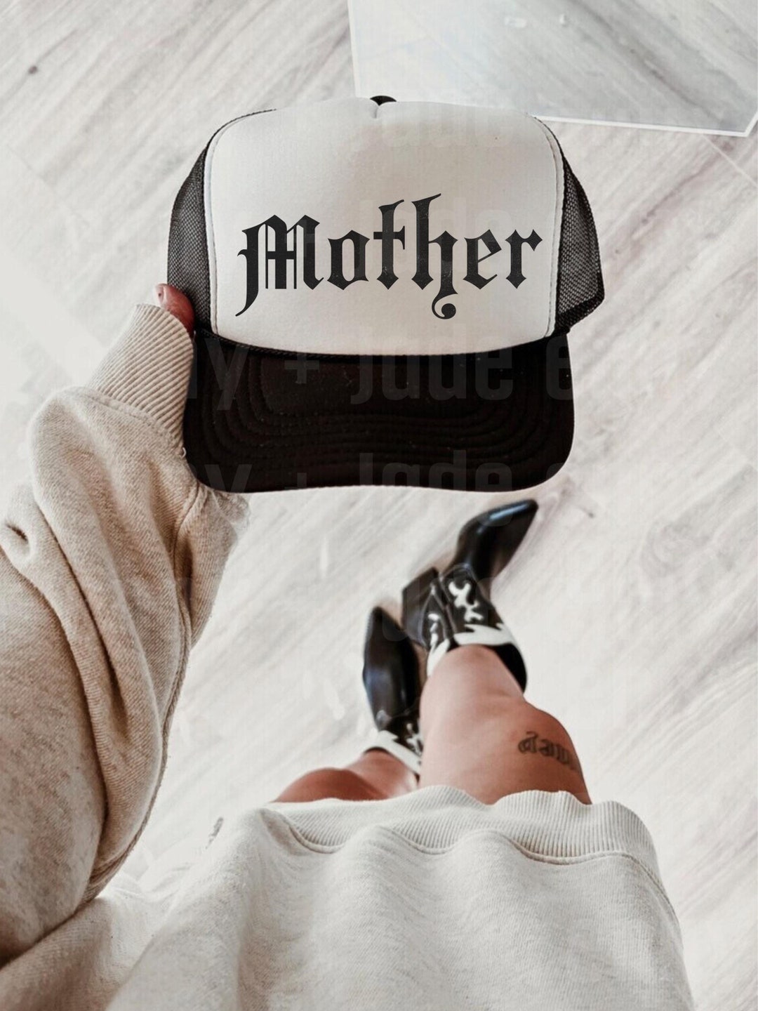 Mother Trucker Hat, Vintage Style Snapback Cap Cool Mom Retro ...