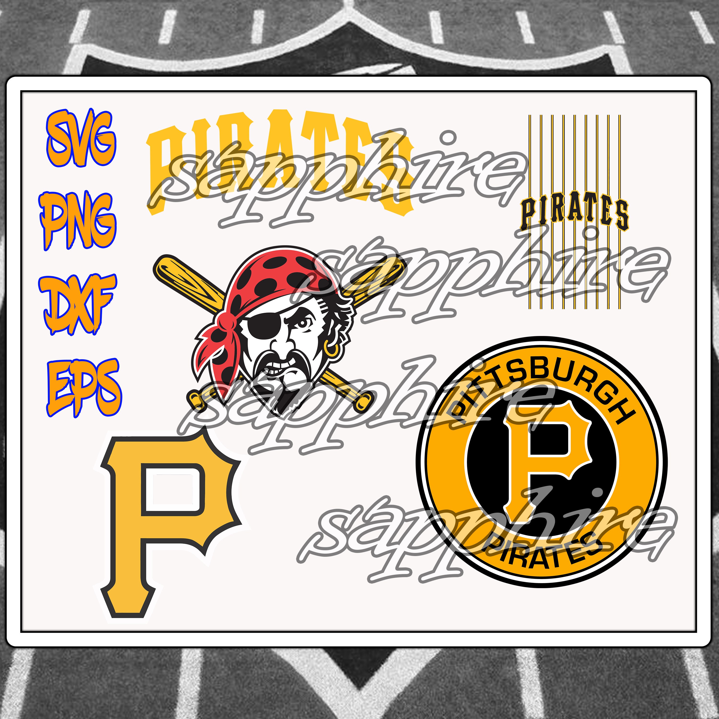 Pittsburgh Pirates paquete SVG PNG svg archivos deportivos - Etsy España