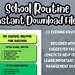 Kids Daily ADHD Routine Planner, Childrens Everyday Self Care Checklist ...