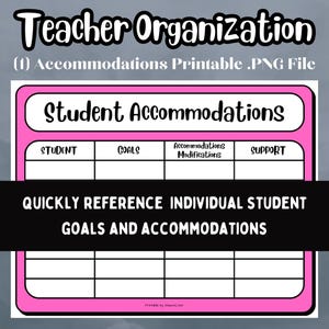 Teaching Binder Essentials, 8 Pink Documents for Easy Classroom ...