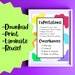 Cute Colorful Classroom Expectations and Consequences Printable Sign ...
