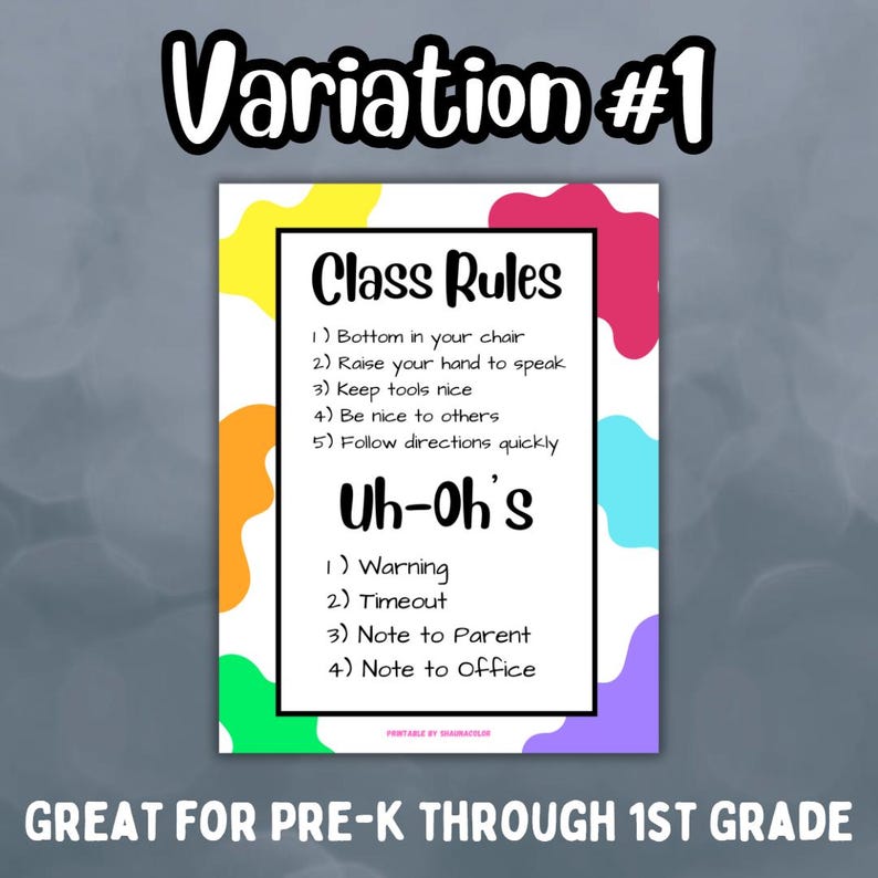 Classroom Expectations and Consequences for Elementary School Students ...