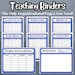 Teaching Binder Essentials, 8 Documents in Multiple Colors for Easy ...