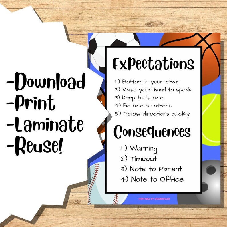 Classroom Expectations and Consequences for Elementary School Students ...