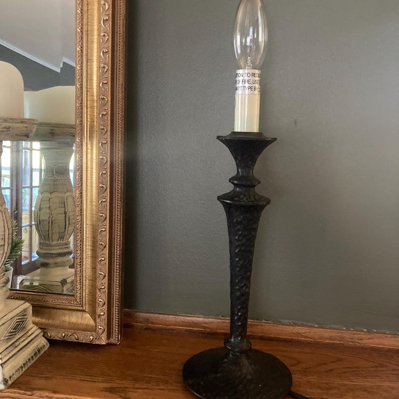 Cast Iron Lamp Base - Etsy