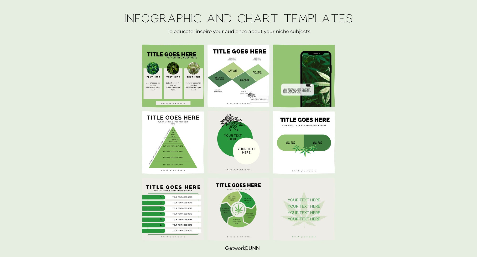 25 Social Media Cannabis Templates, Customizable Canva Template - CBD ...