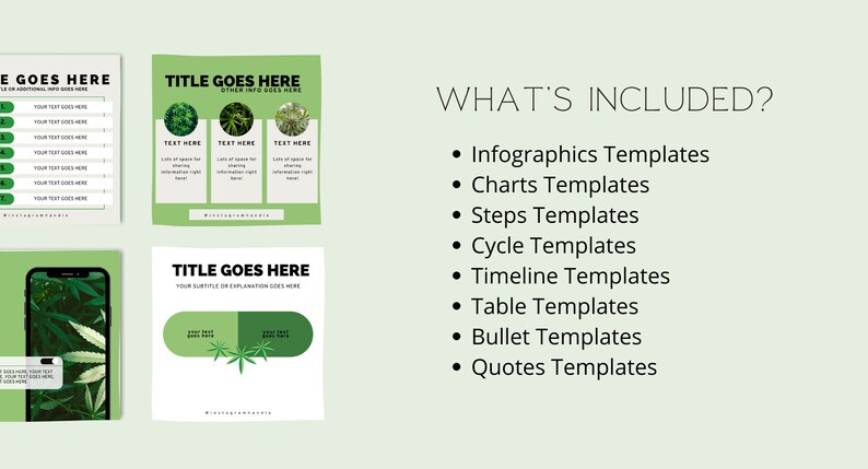 25 Social Media Cannabis Templates, Customizable Canva Template - CBD ...