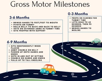 Toddler Gross Motor Developmental Milestones Parent Handouts Early ...