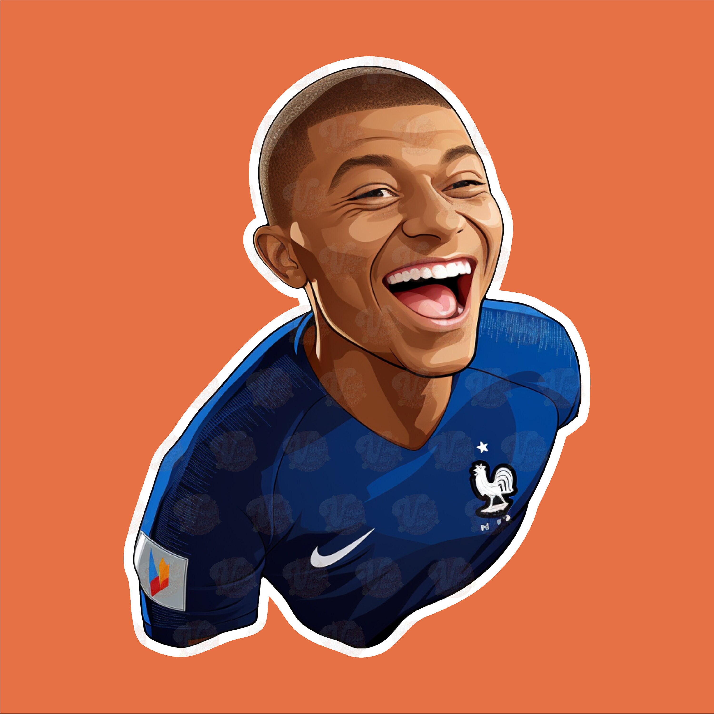 Mbappe Kylian Mbappe Vinyl Sticker - Etsy
