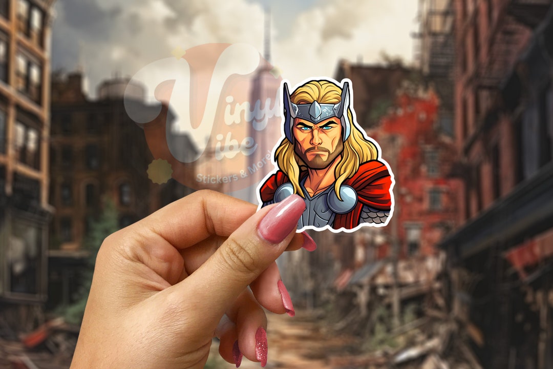 Thor Vinyl Sticker - Etsy