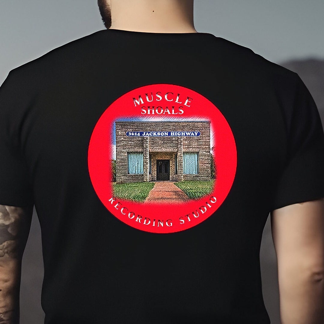 Retro Muscle Shoals Recording Studio Short Sleeve Light Weight Shirt ...