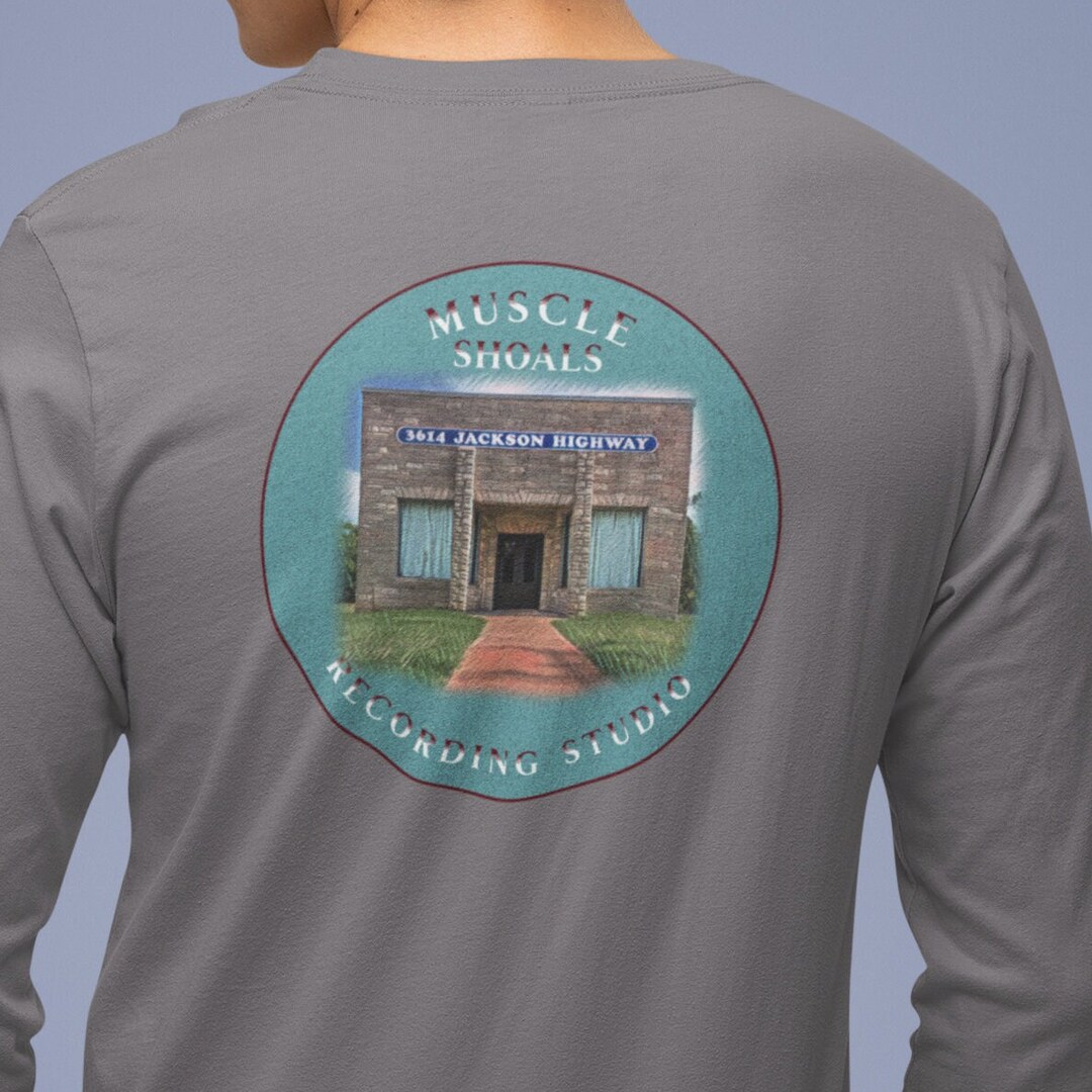Retro Muscle Shoals Recording Studio Long Sleeve Light Weight Shirt ...