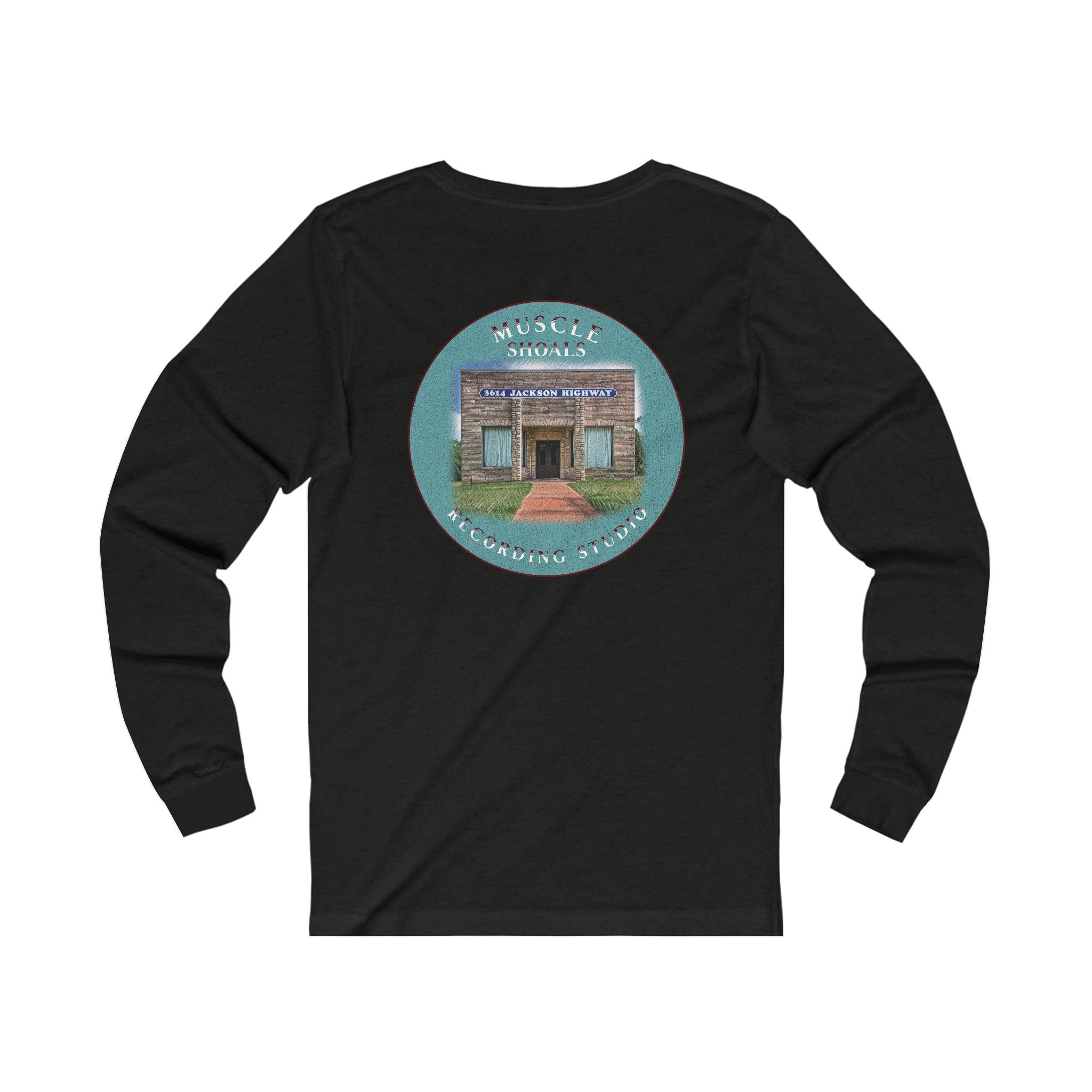 Retro Muscle Shoals Recording Studio Long Sleeve Light Weight Shirt ...