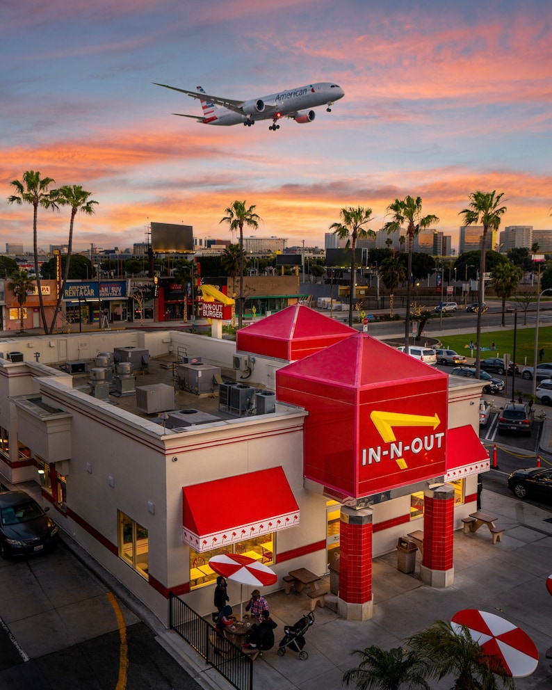 In-n-out LAX Los Angeles, California Photography Print - Etsy