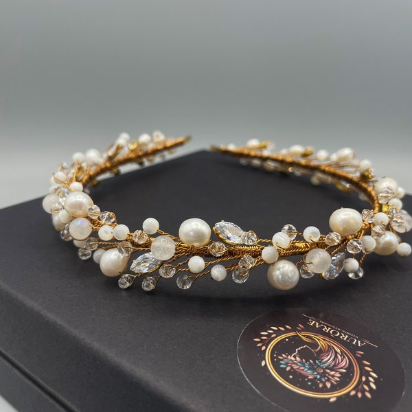 Gold Bridal Headbands - Etsy